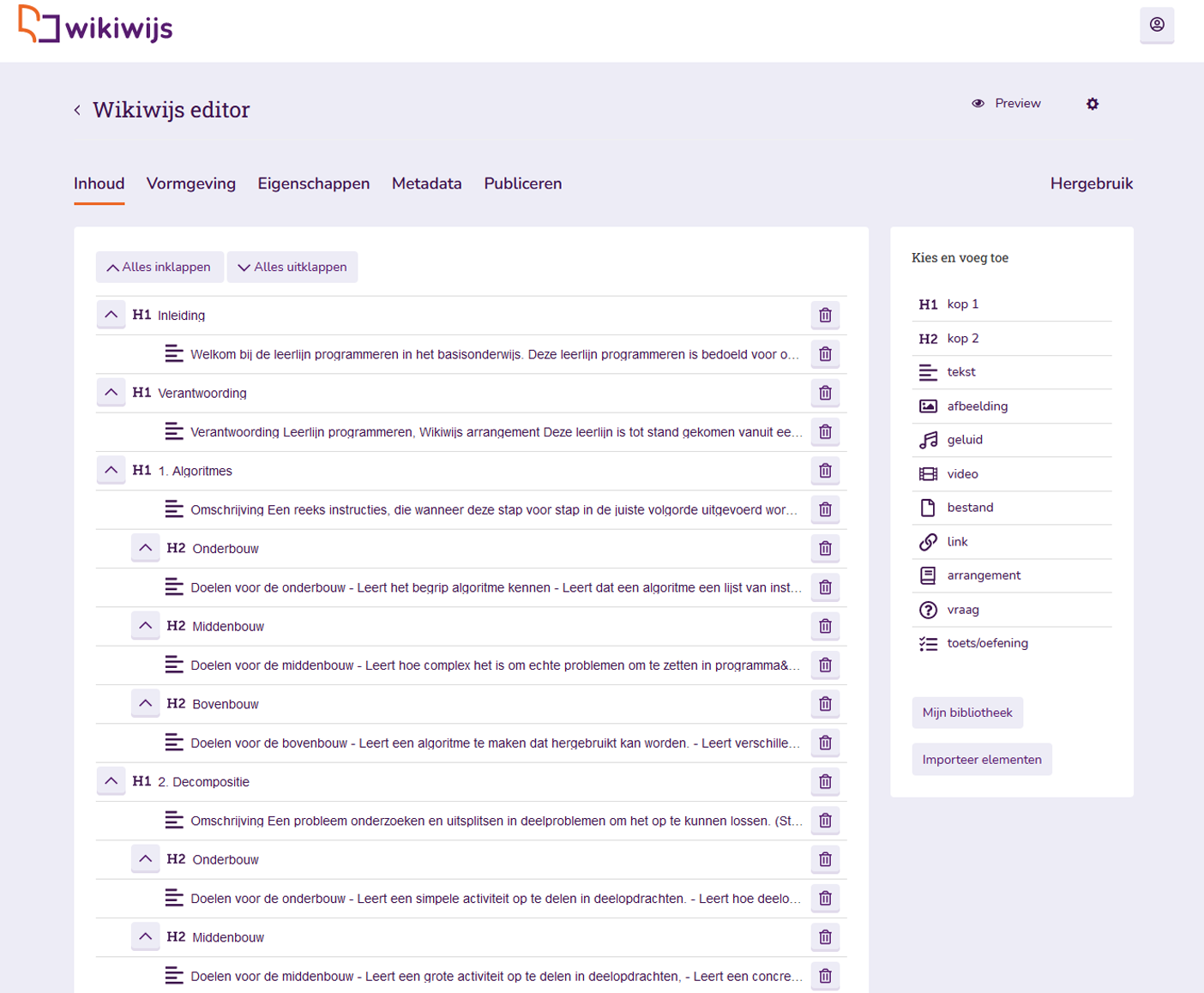 Lesmateriaal maken - Wikiwijs